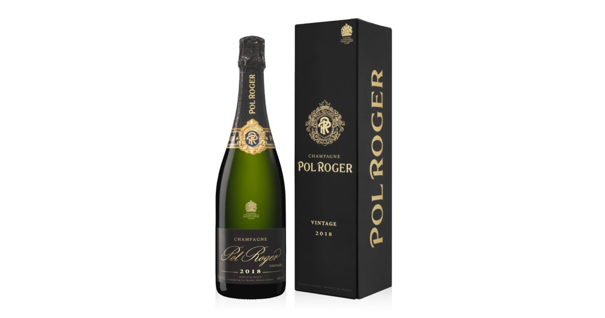 Buy Pol Roger Brut Vintage 2018 Champagne Gift Box 75cl