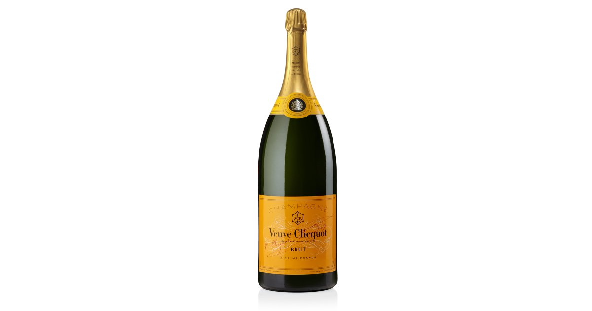 Veuve Clicquot Salmanazar Yellow Label Champagne 900cl