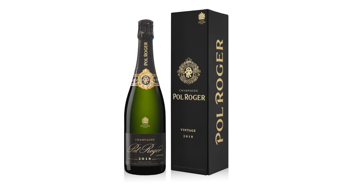 Buy Pol Roger Brut Vintage 2018 Champagne Gift Box 75cl